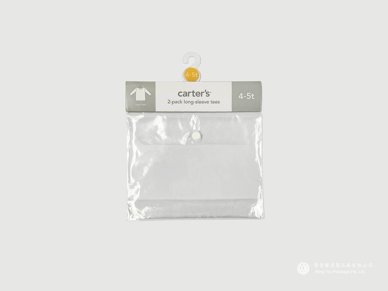 Header Card Snap Closure Bag with hook